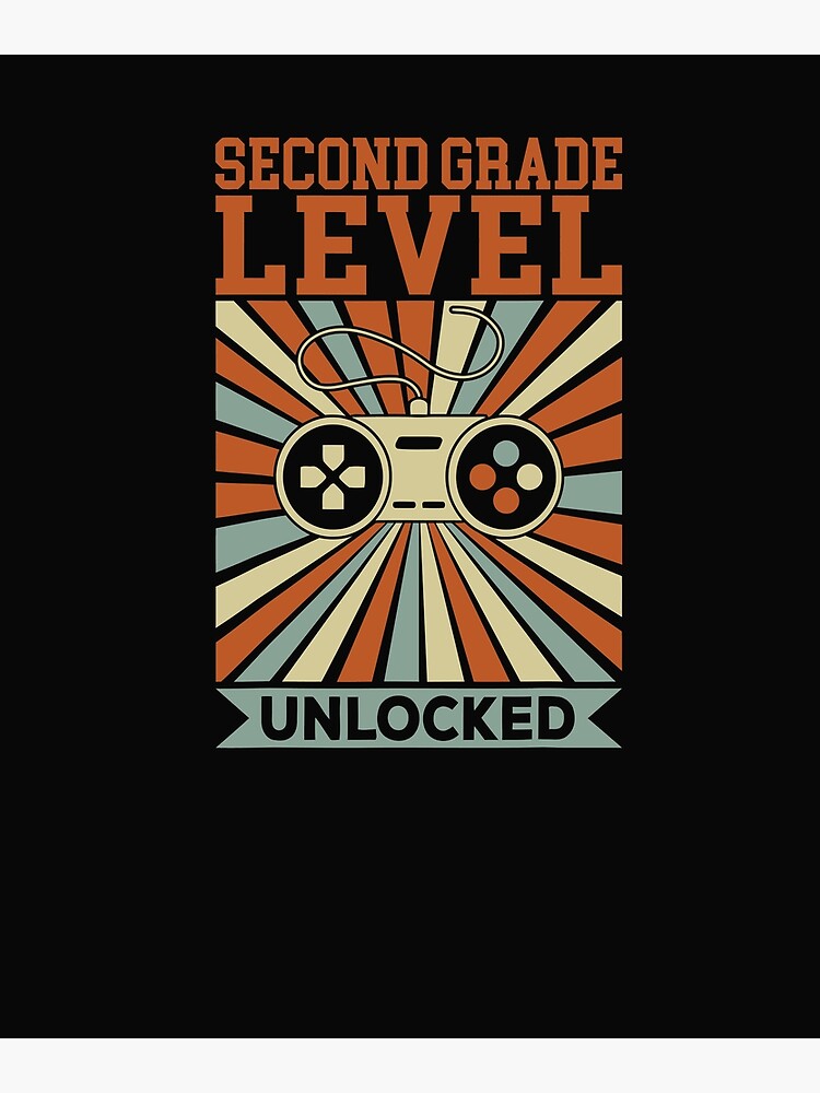 Lámina fotográfica «Nivel de segundo grado Jugador desbloqueado 2do día ...