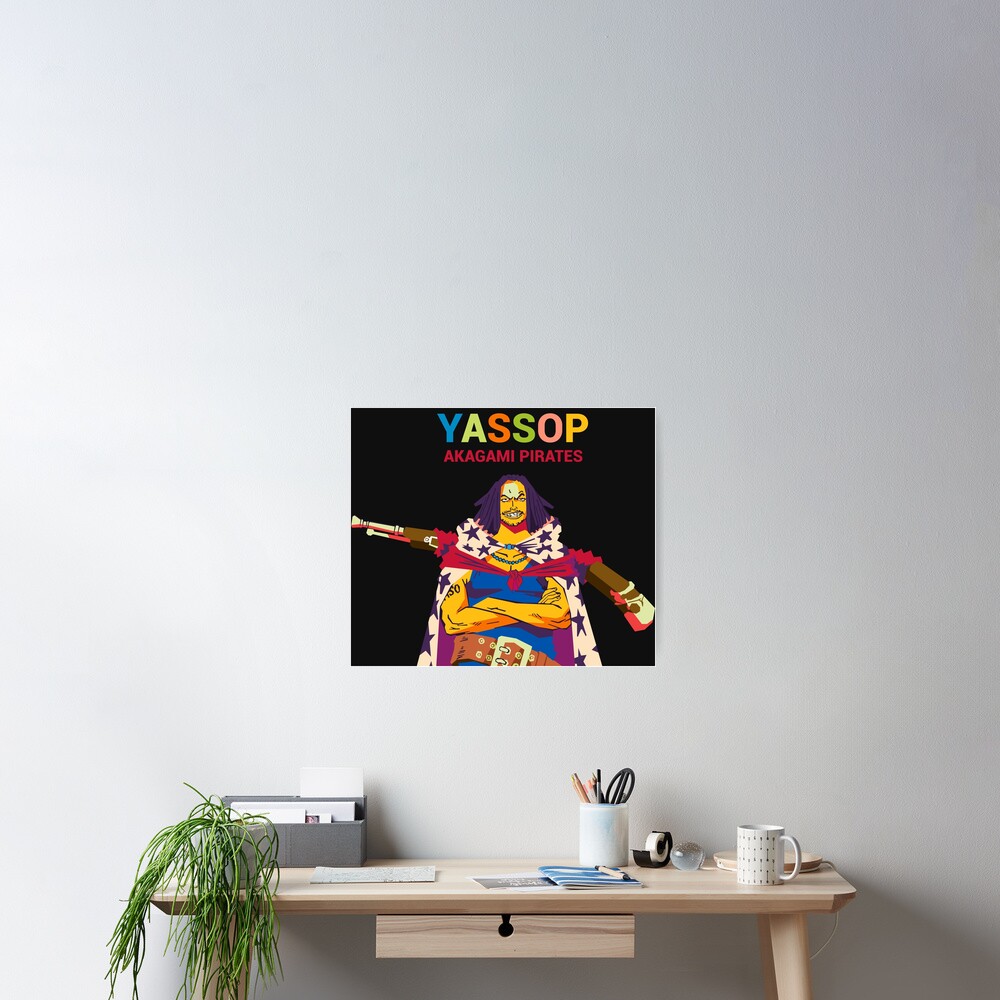 "AWESOME YASSOP RED HAIR PIRATES ONE PIECE" Poster for Sale by ...