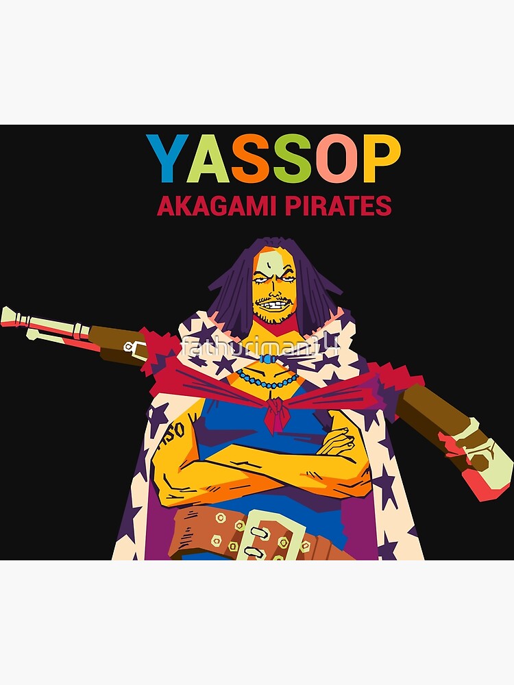 "AWESOME YASSOP RED HAIR PIRATES ONE PIECE" Poster for Sale by ...