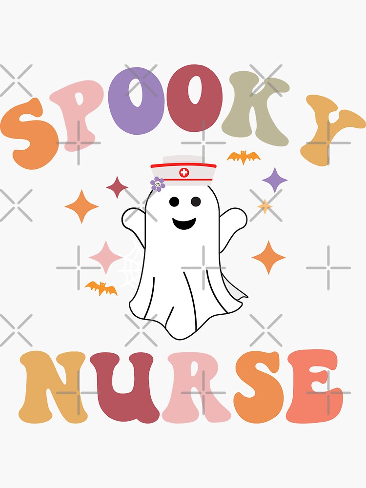 Nurse Halloween Shirt - Spooky Nurse Halloween Sticker sold by Lishe ...