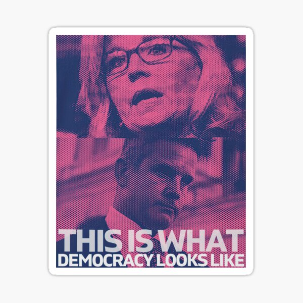 "Democracy Cheney Kinzinger, Liz" Sticker for Sale by JonathanMurrayy ...