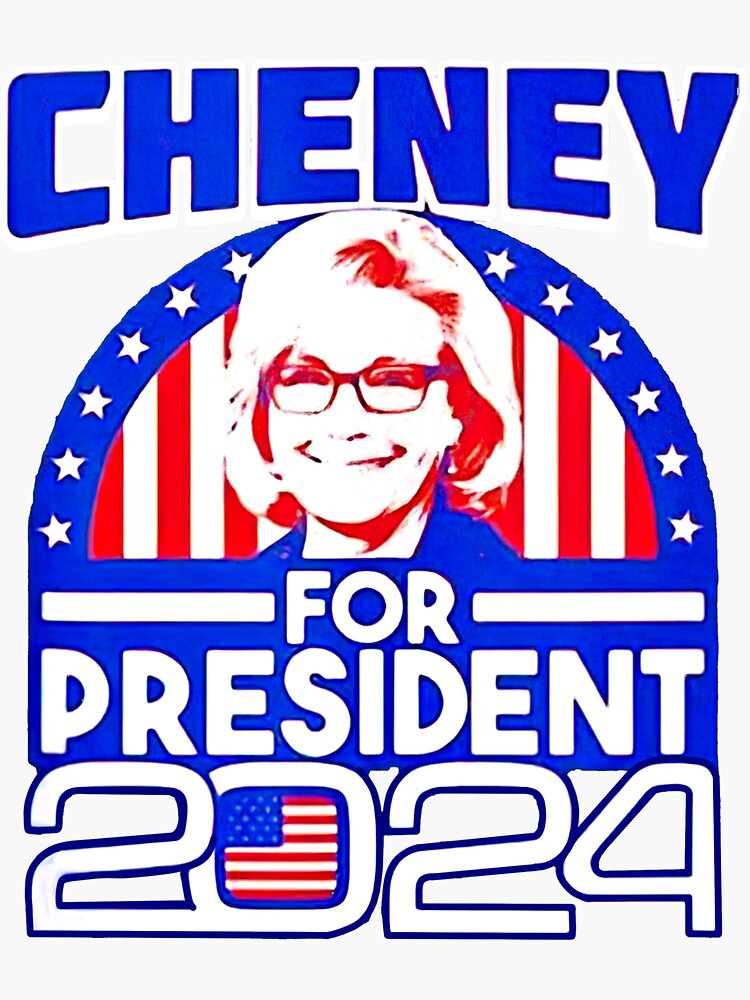 "Liz Cheney For President 2024, Liz" Sticker for Sale by ...