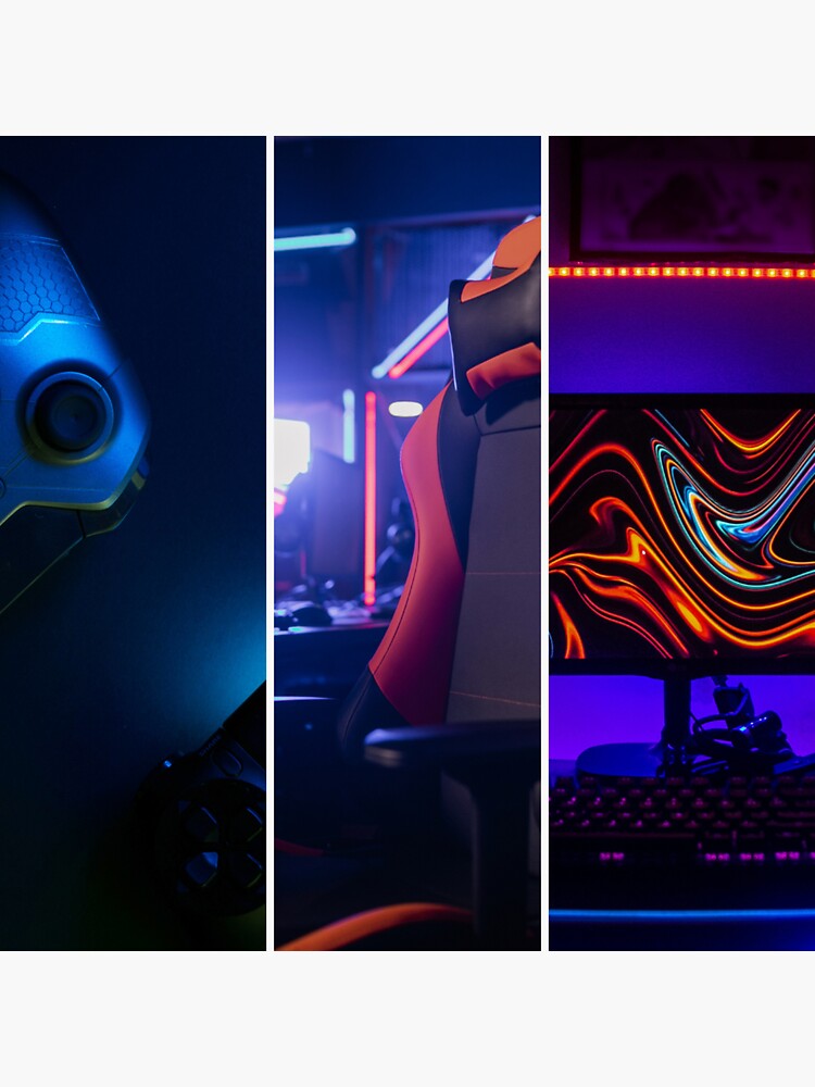 "Gaming moodboard motivation " Sticker for Sale by Nemesiscrowd | Redbubble