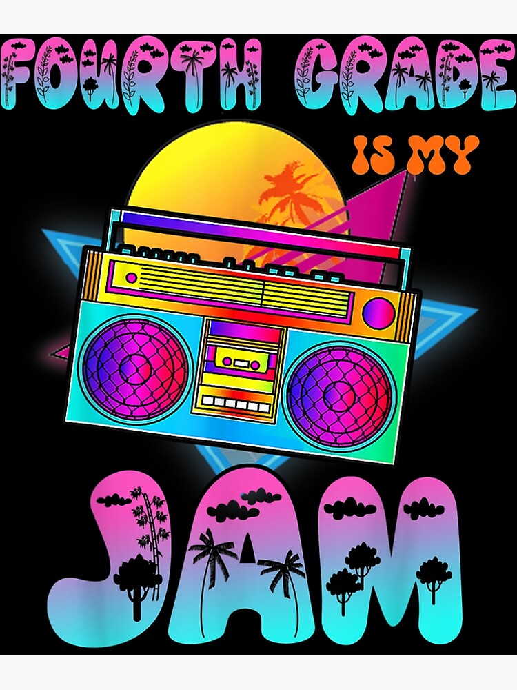Póster «4th Cuarto grado es mi Jam Teacher Life Regreso a la escuela ...