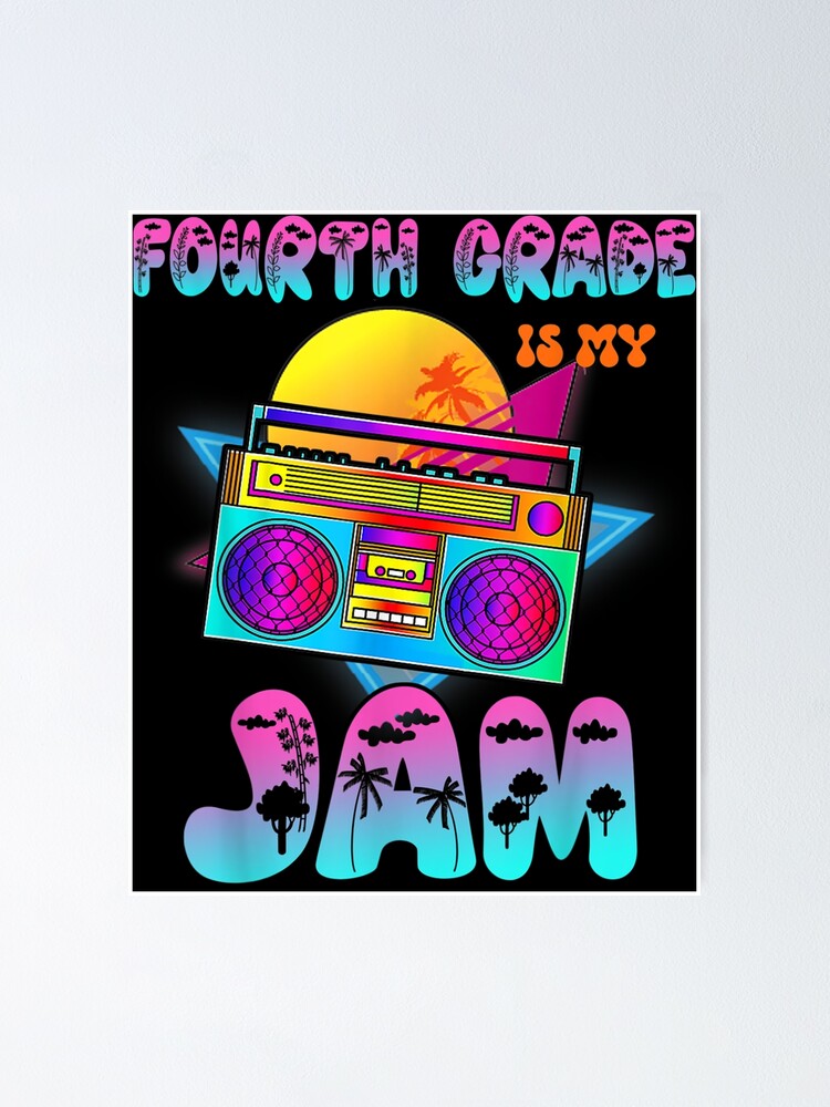 Póster «4th Cuarto grado es mi Jam Teacher Life Regreso a la escuela ...