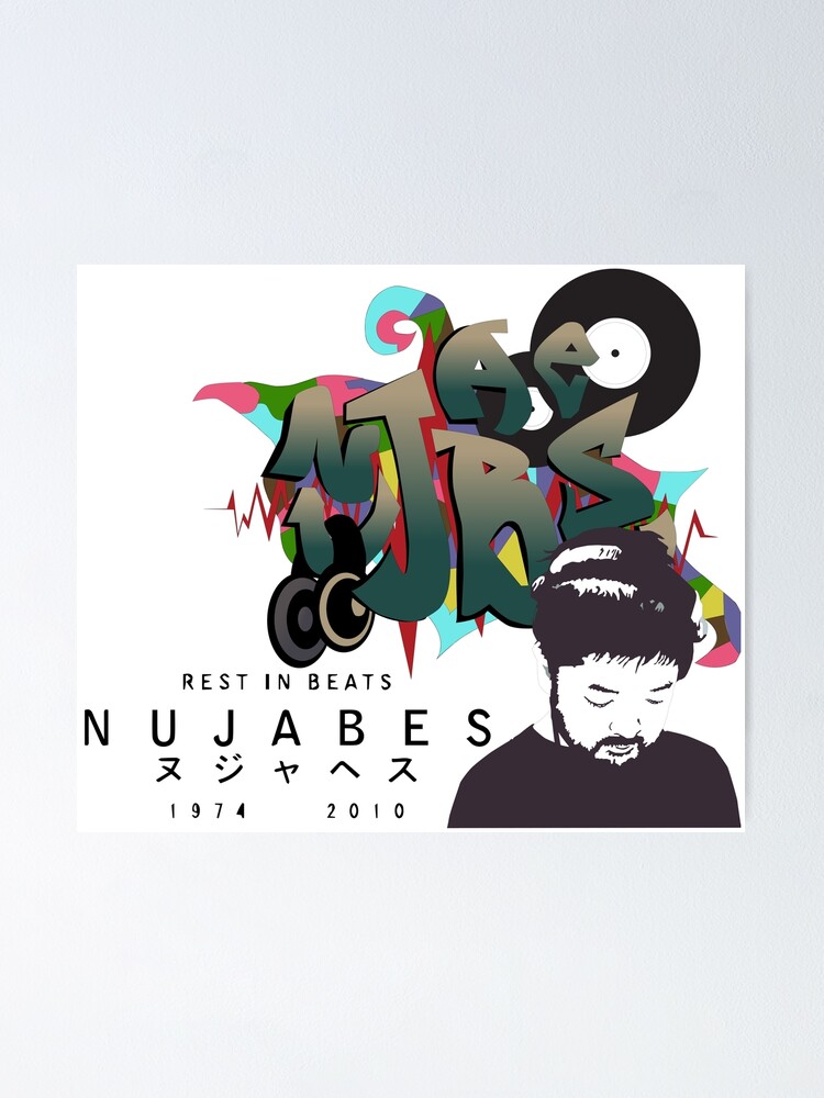 "Nujabes Graffiti Custom Design" Poster for Sale by StayFree | Redbubble