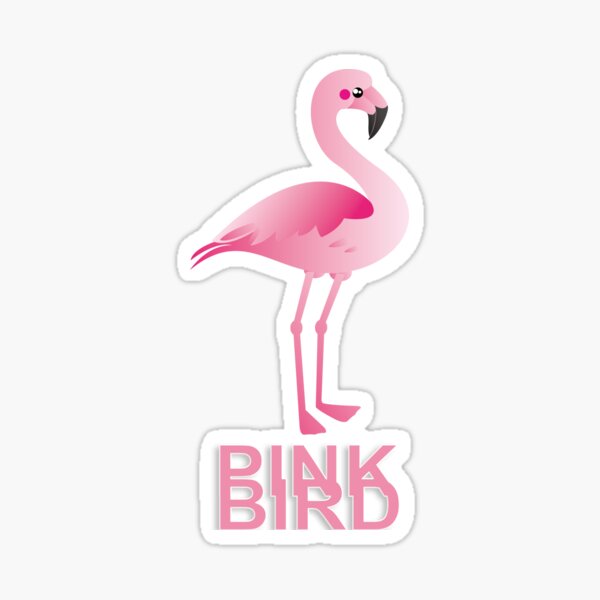 "Flamingo(Pink bird)" Sticker for Sale by DyahaStore | Redbubble