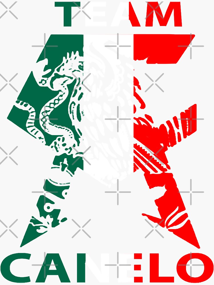 "CANELO Men s Mexico flag Alvarez Boxing Championsh" Sticker for Sale ...