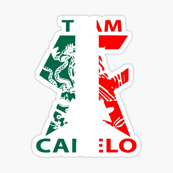"CANELO Men s Mexico flag Alvarez Boxing Championsh" Sticker for Sale ...