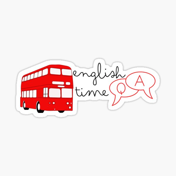 "English time Subject School" Sticker for Sale by PieceOfA | Redbubble