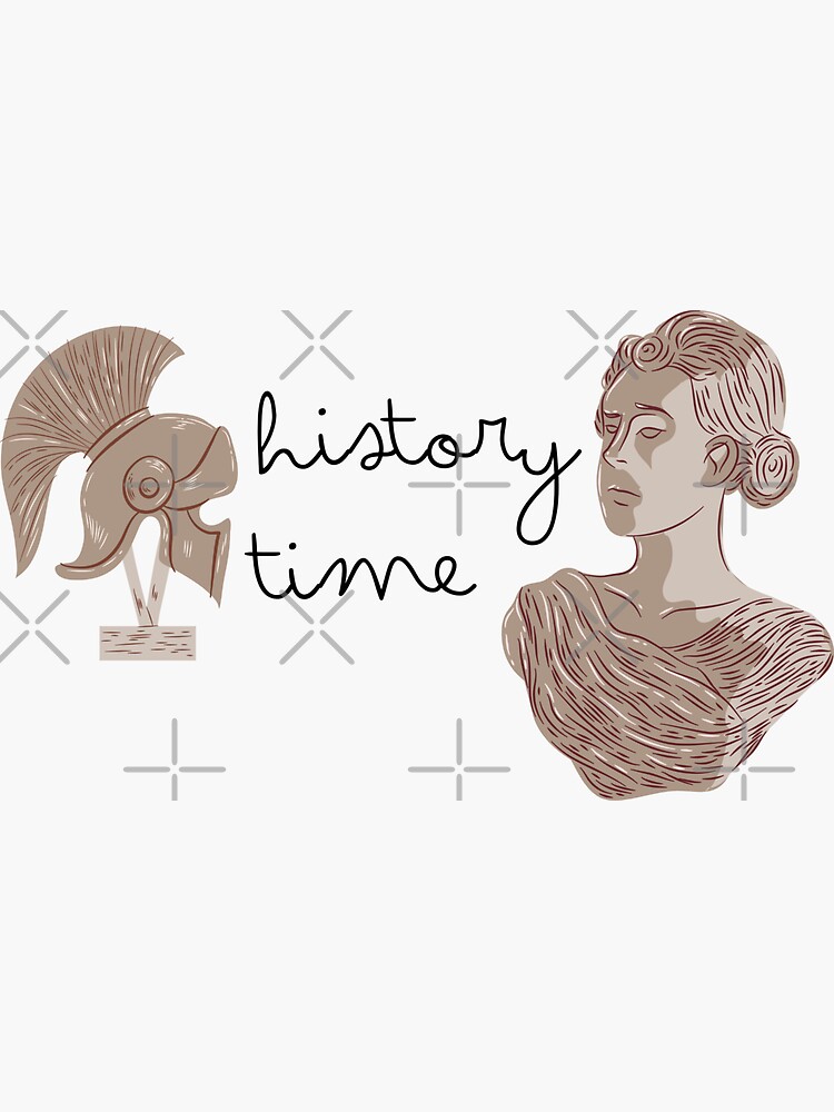 "History time Subject School" Sticker for Sale by PieceOfA | Redbubble