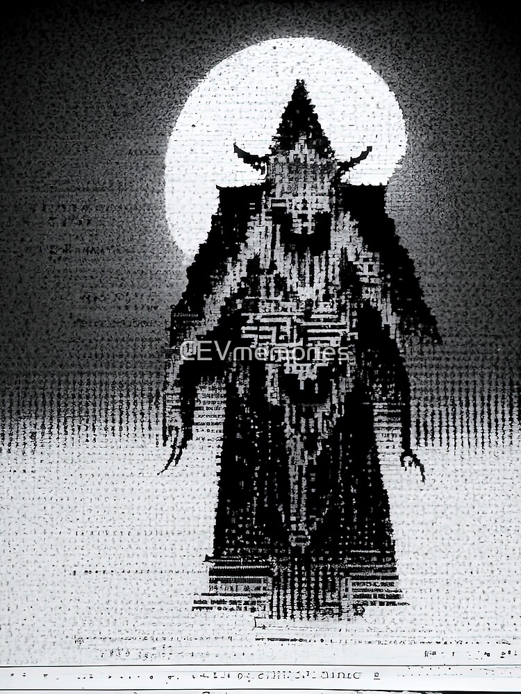 "ASCII art of a demonic wizard 1" Poster for Sale by CEVmemories ...