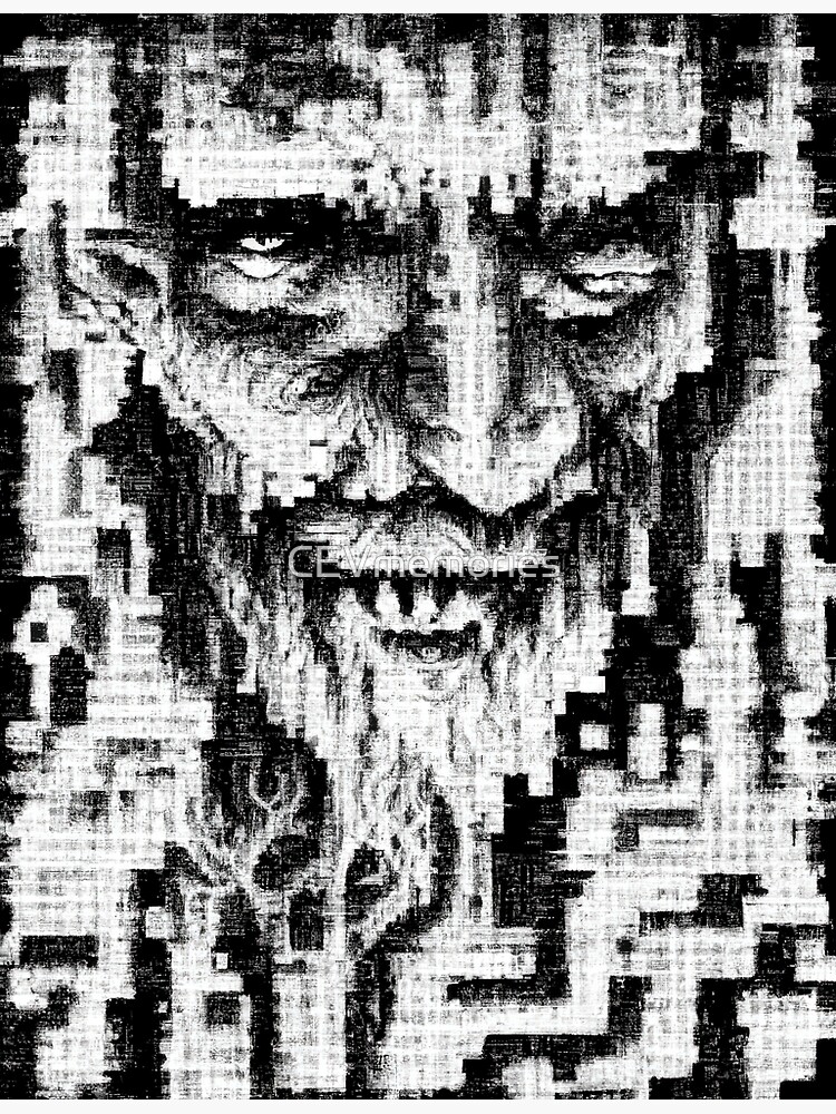 "ASCII art of a demonic wizard 2" Poster for Sale by CEVmemories ...