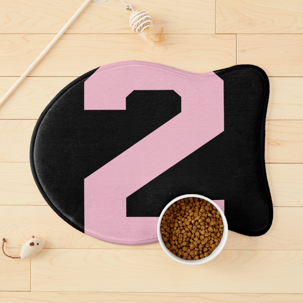 "Number 2, Pink two, Sports number 2" Sticker for Sale by TheCultStuff ...