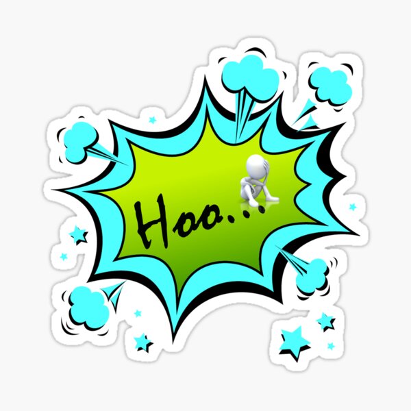 "shock mind, The Mechanism of Human Facial Expression Sticker " Sticker ...