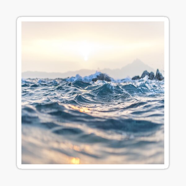 "Blue ocean " Sticker for Sale by TheCoolGuys | Redbubble