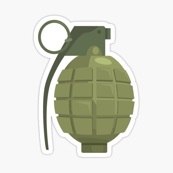 "Pineapple hand grenade" Sticker for Sale by topvectors | Redbubble