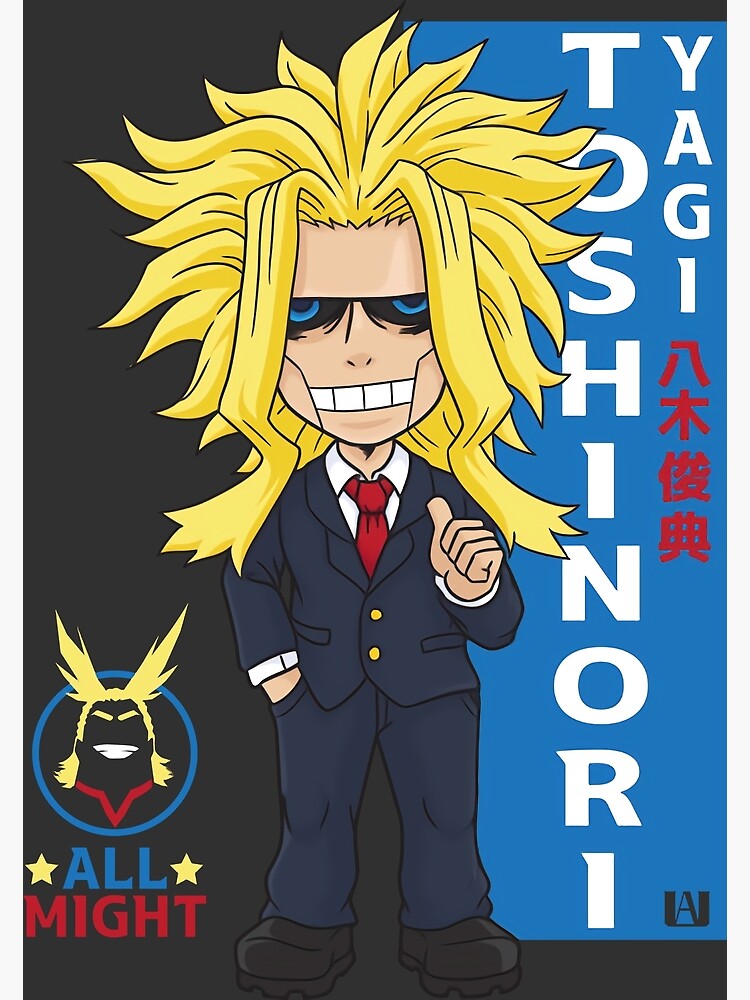 "All Might Chibi Toshinori Yagi/Design For Men and Women" Poster for ...