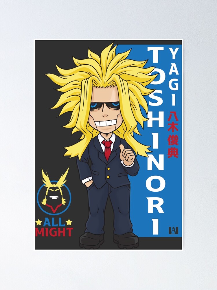 "All Might Chibi Toshinori Yagi/Design For Men and Women" Poster for ...