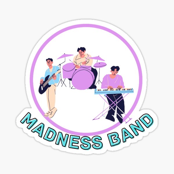 "MADNESS BAND Essentials T-Shirts" Sticker for Sale by Kalash12 | Redbubble