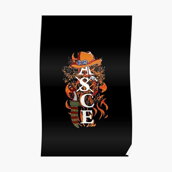 "Asce One Piece" Poster for Sale by CherylBogan938 | Redbubble