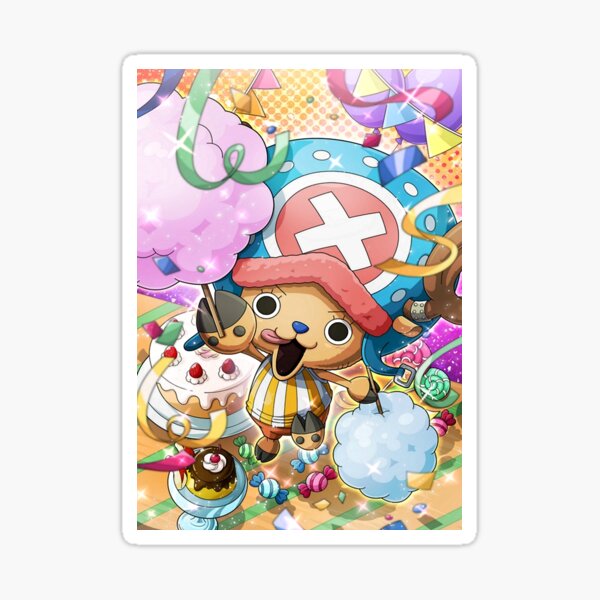 "Chopper One Piece" Sticker for Sale by StevenCassidy | Redbubble