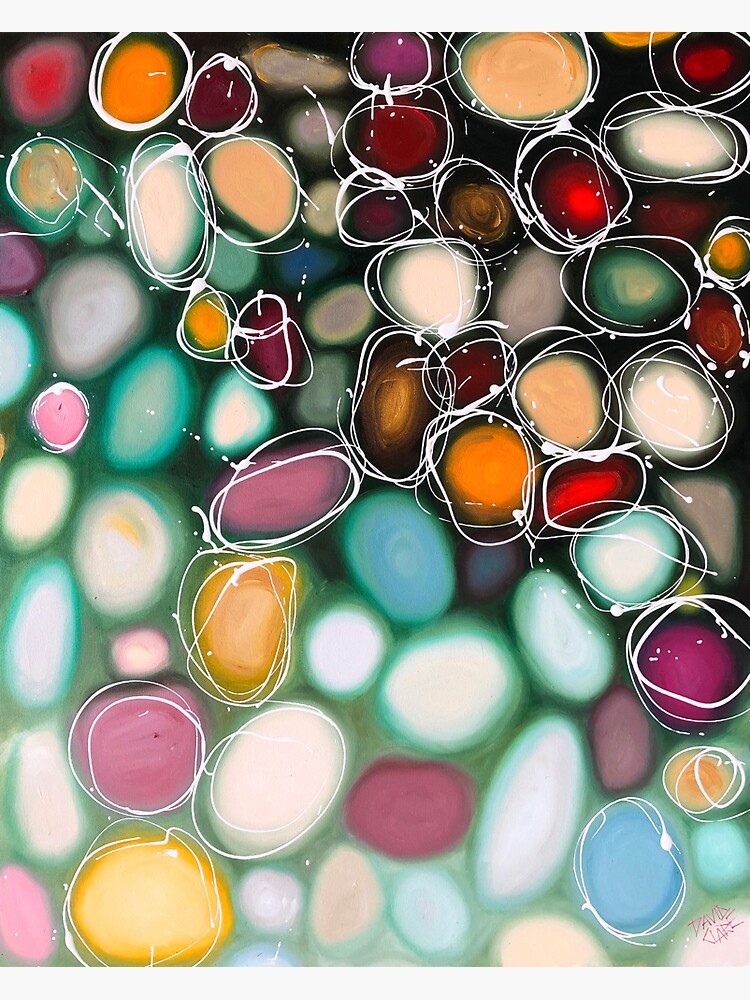 "Pebble Painting" Sticker for Sale by DavidClareArt | Redbubble