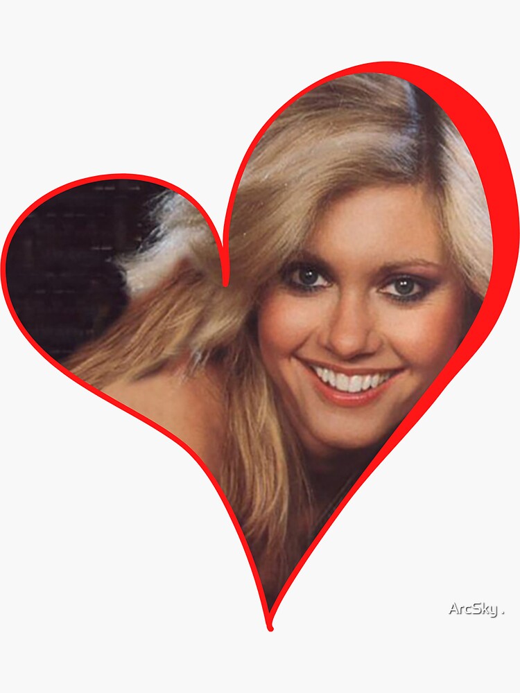 "Love Olivia Newton John" Sticker for Sale by IIMmm | Redbubble