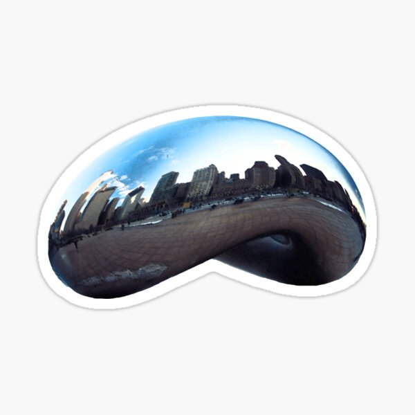 "Chicago Bean " Sticker for Sale by EnnoJanss | Redbubble