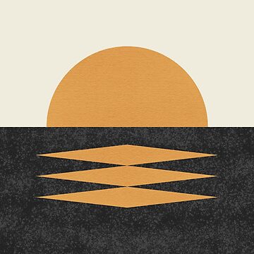 "Sunset Geometric" Art Print for Sale by moonlightprint | Redbubble
