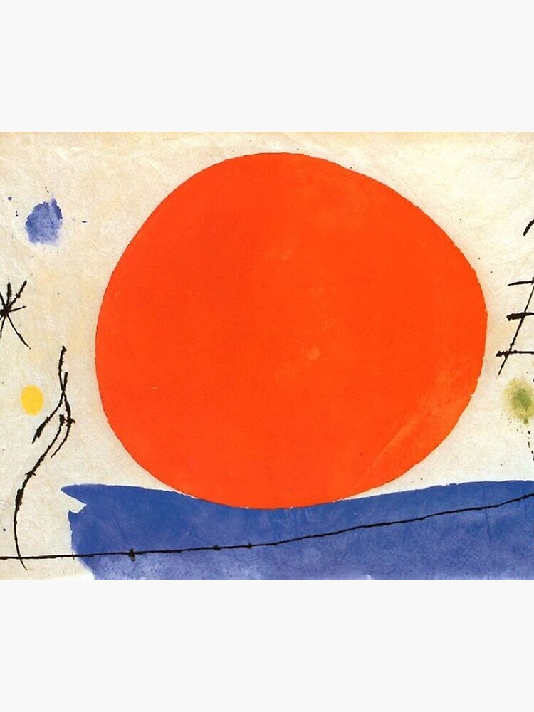 "The Red Sun, 1950 by Joan Miro" Poster for Sale by AlexGillard | Redbubble