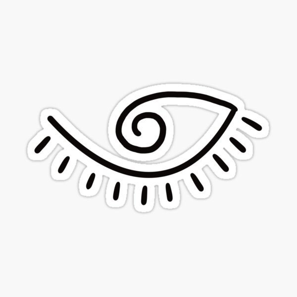 "Aesthetic evil eye " Sticker for Sale by tatscreations | Redbubble
