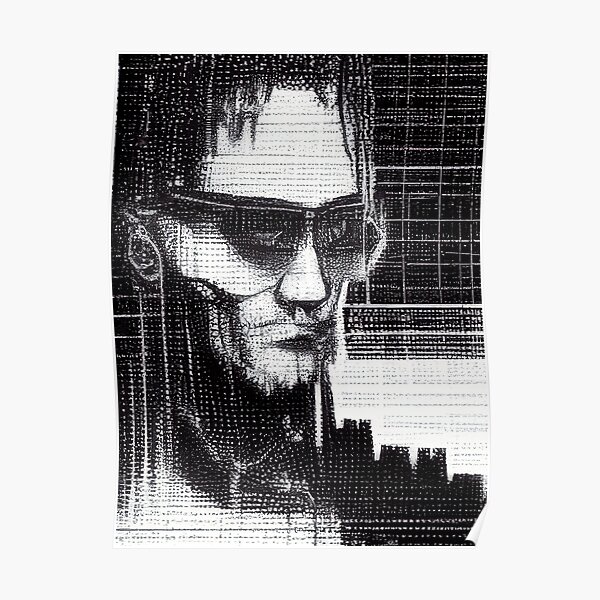 "ASCII art of a hacker 4" Poster for Sale by CEVmemories | Redbubble