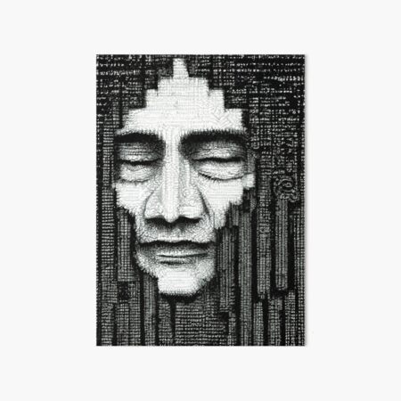 "ASCII art of a hacker 7" Art Board Print for Sale by CEVmemories ...