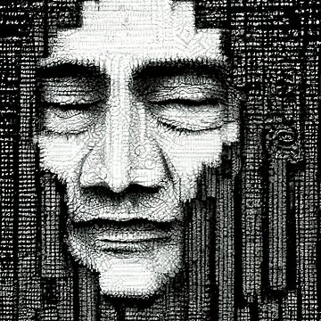 "ASCII art of a hacker 7" Art Board Print for Sale by CEVmemories ...