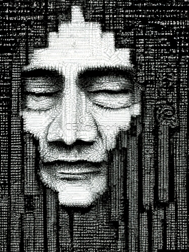 "ASCII art of a hacker 7" Sticker for Sale by CEVmemories | Redbubble
