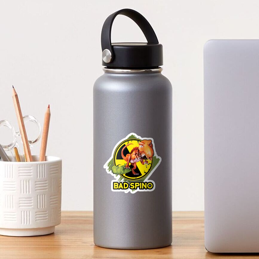 "Radioactive Spinosaurus Funny Fart Dinosaur" Sticker for Sale by ...