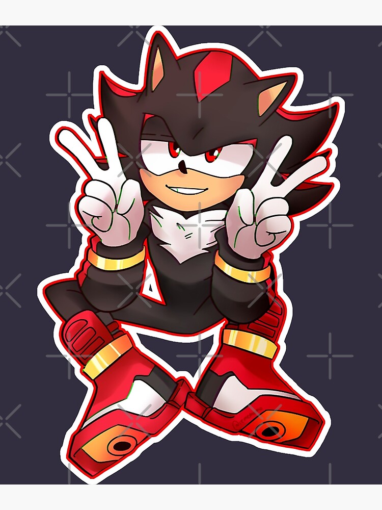 "Mens Funny Shadow The Hedgehog Awesome For Music Fans" Poster for Sale ...