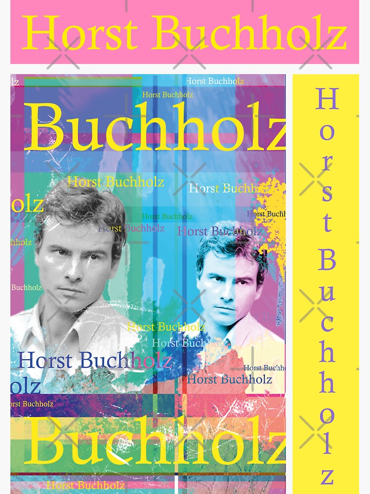 "Aesthetic retro collage with portrait of famous German actor Horst ...