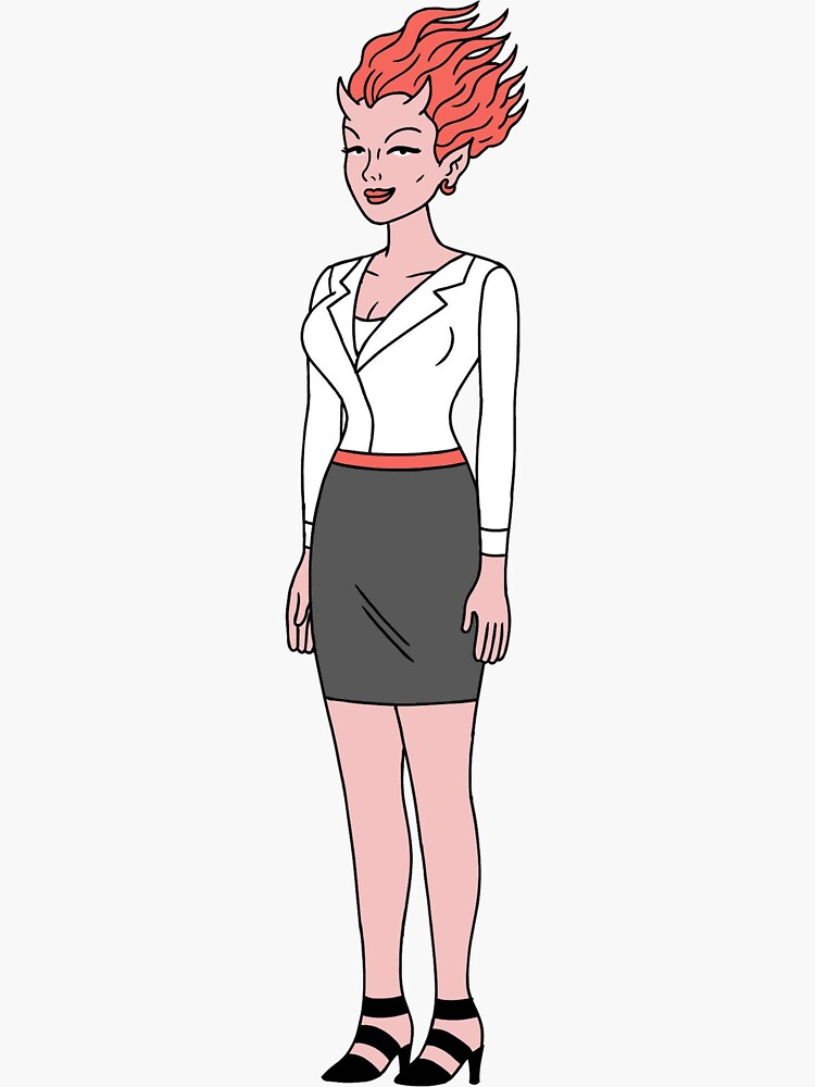 "Devil woman" Sticker for Sale by atama | Redbubble