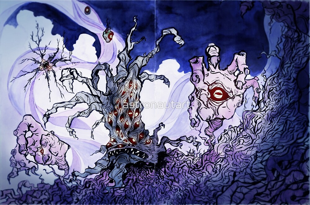 "Nightmare Tree" by astronautart | Redbubble