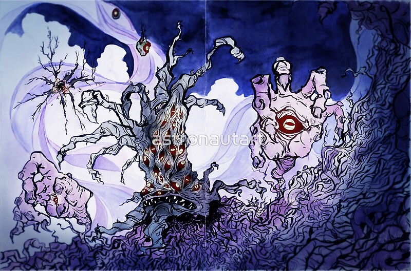 "Nightmare Tree" by astronautart | Redbubble