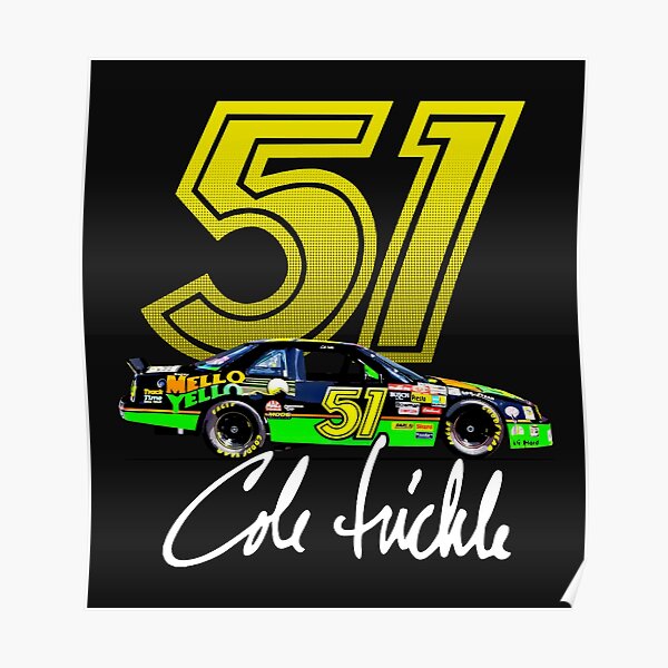 "Cole Trickle 51 90s Nascar movie retro style" Poster for Sale by ...