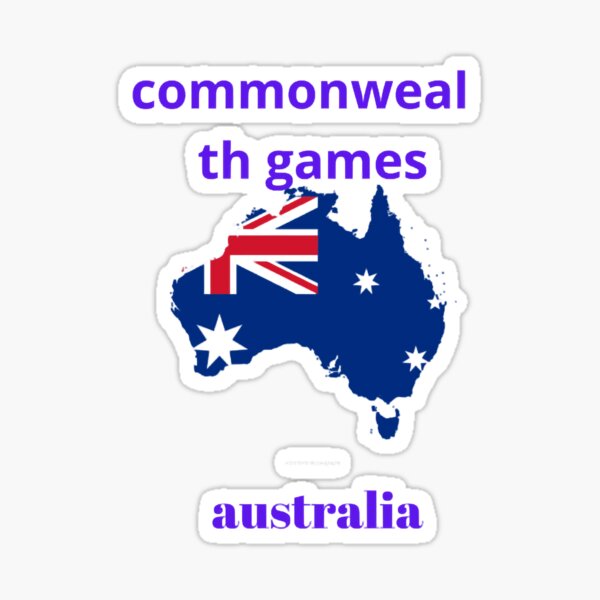 "commonwealth games Australia " Sticker for Sale by NilTeeApparels ...