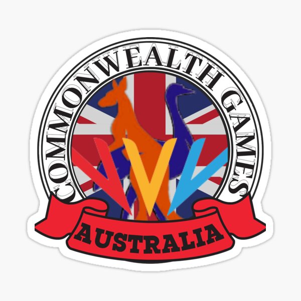 "commonwealth games Australia " Sticker for Sale by NilTeeApparels ...