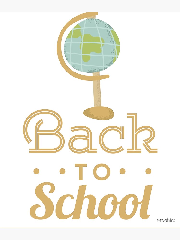 Back To School Ice Cream Font Poster For Sale By Eroshirt Redbubble