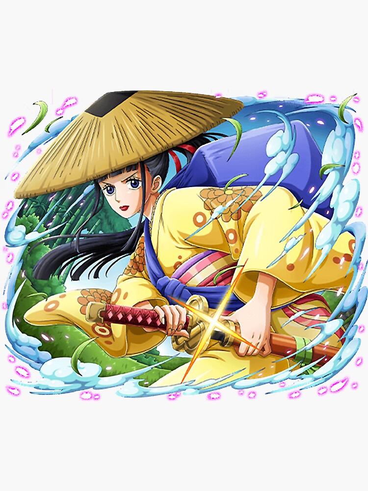 "Kikunojo One Piece" Sticker for Sale by WandaMcCullough | Redbubble