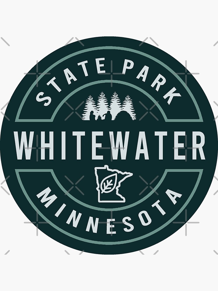 "Whitewater State Park MN Adventure Logo" Sticker for Sale by VanyaKar ...