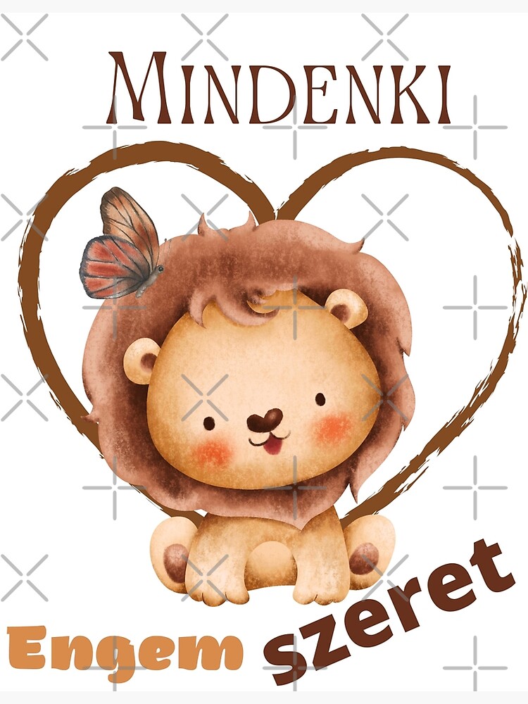 "Mindenki engem szeret" Poster for Sale by TM-store-hu | Redbubble