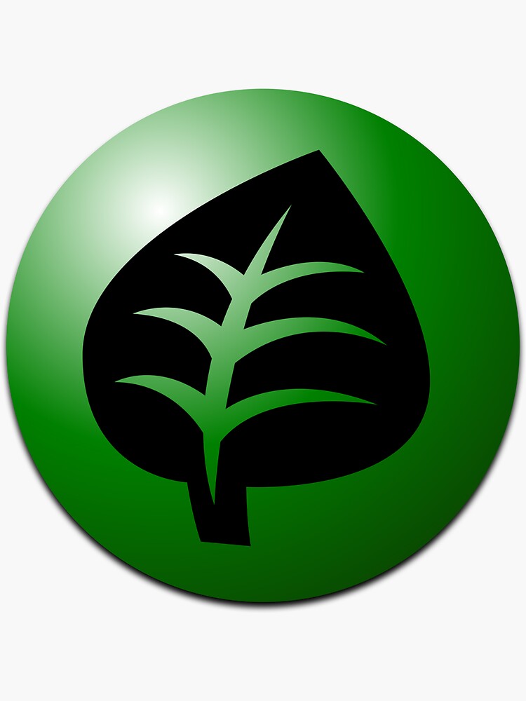 "Grass Energy" Sticker for Sale by HeavenlySpoon | Redbubble